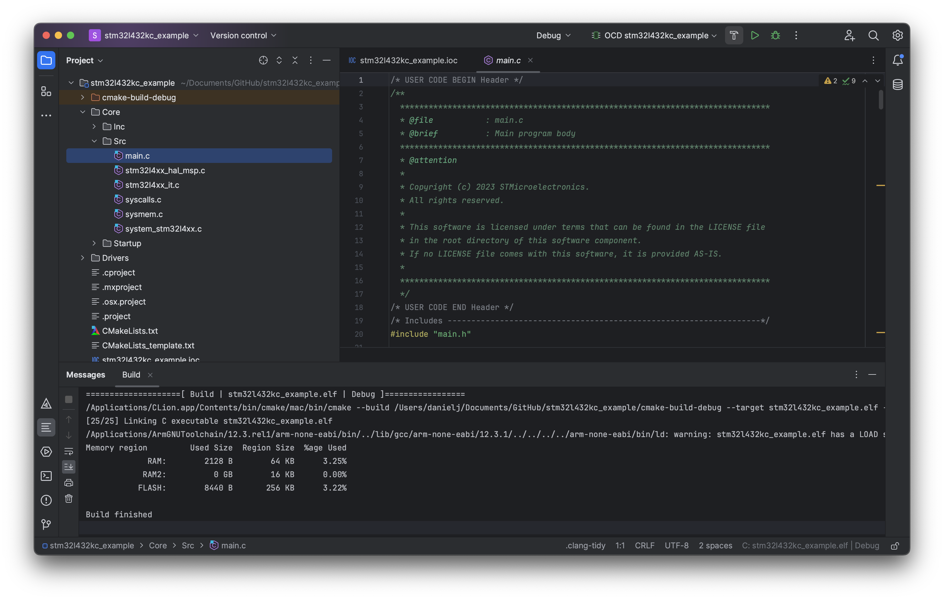 STM32 CLion & STM32CubeMX Developer Environment Setup